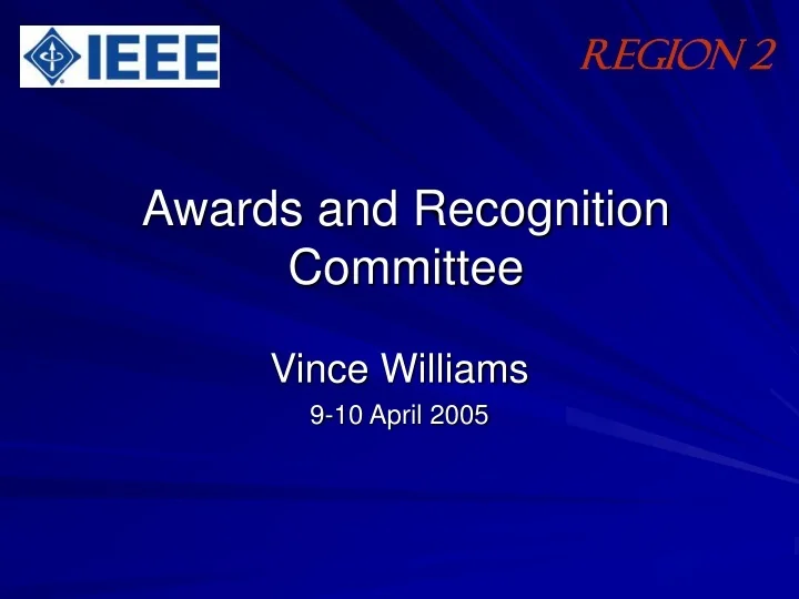PPT - Awards and Recognition Committee PowerPoint Presentation, free ...