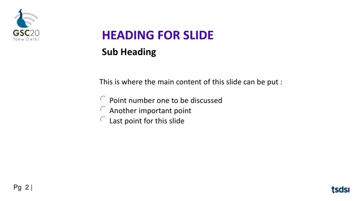 PPT - HEADING FOR SLIDE Sub Heading PowerPoint Presentation, free ...