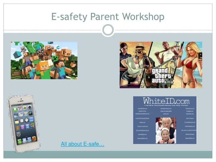 PPT - E-safety Parent Workshop PowerPoint Presentation, free download ...