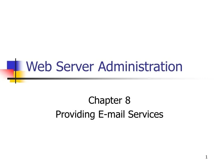 PPT - Web Server Administration PowerPoint Presentation, free download ...