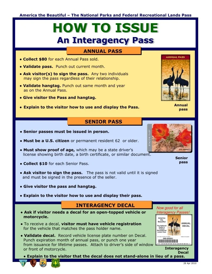 PPT - HOW TO ISSUE An Interagency Pass PowerPoint Presentation - ID:9298885