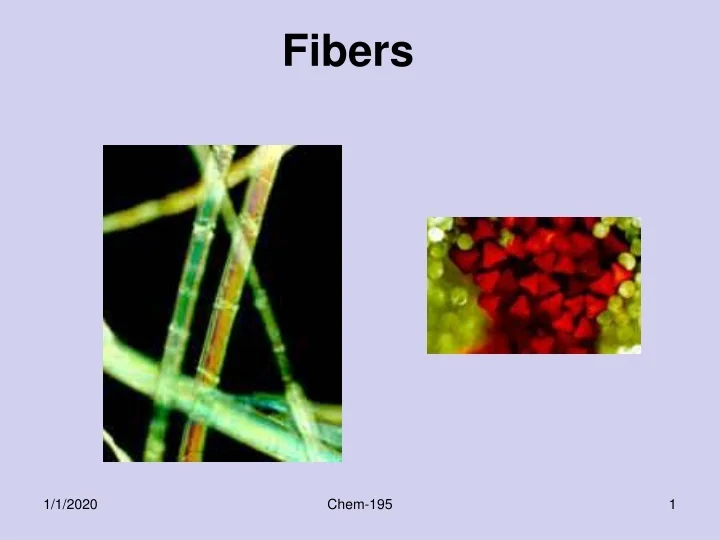 PPT - Fibers PowerPoint Presentation, free download - ID:9299532