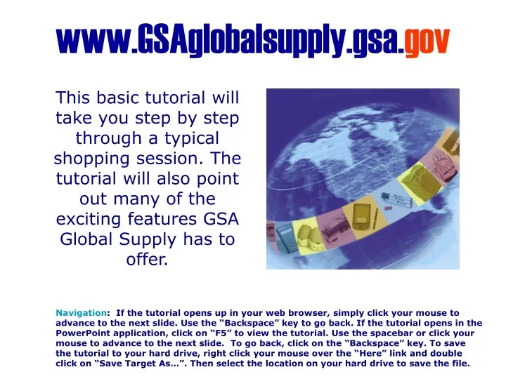 PPT - GSAglobalsupply.gsa. gov PowerPoint Presentation, free download ...