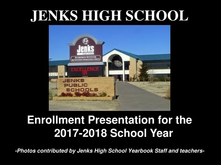 PPT - JENKS HIGH SCHOOL PowerPoint Presentation, free download - ID:9301070