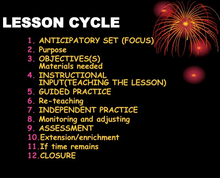 PPT - LESSON CYCLE PowerPoint Presentation, free download - ID:9301895
