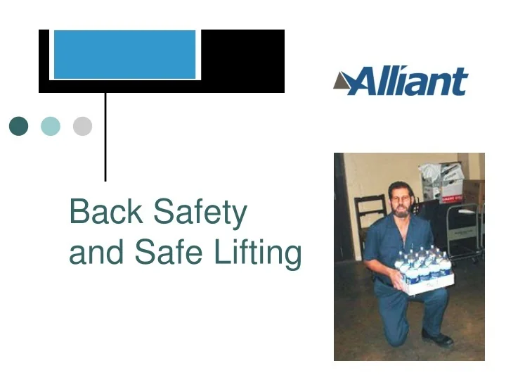 PPT - Back Safety and Safe Lifting PowerPoint Presentation, free ...