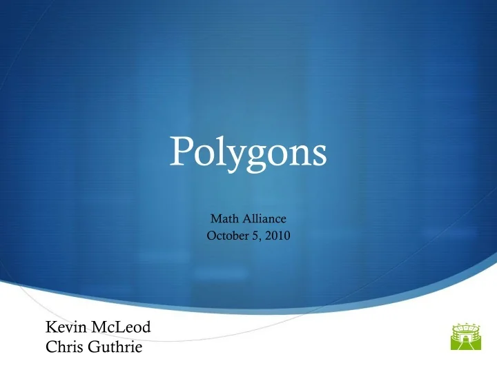 PPT - Polygons PowerPoint Presentation, free download - ID:9302814
