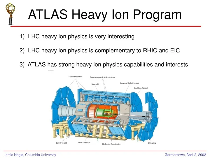 PPT - ATLAS Heavy Ion Program PowerPoint Presentation, free download ...