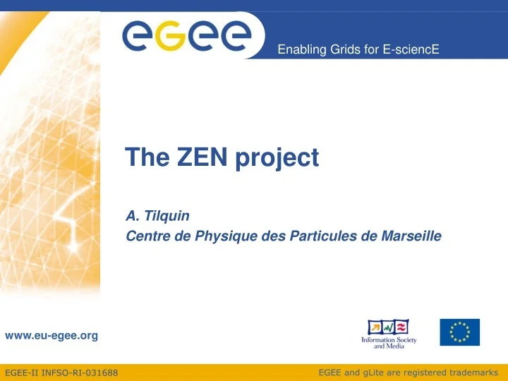 PPT - The ZEN project PowerPoint Presentation, free download - ID:9306429