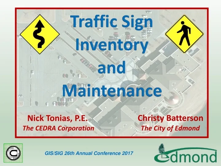 PPT - Traffic Sign Inventory and Maintenance PowerPoint Presentation ...