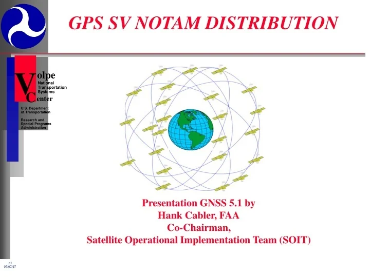 PPT - GPS SV NOTAM DISTRIBUTION PowerPoint Presentation, free download ...
