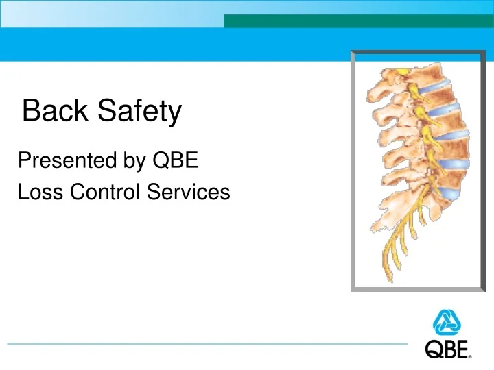 PPT - Back Safety PowerPoint Presentation, free download - ID:9313506