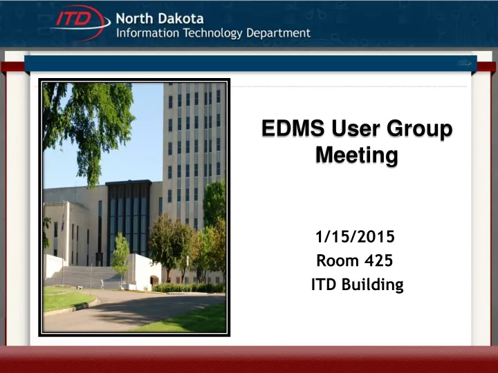 PPT - EDMS User Group Meeting PowerPoint Presentation, free download ... PPT - EDMS User Group Meeting PowerPoint Presentation, free download ...