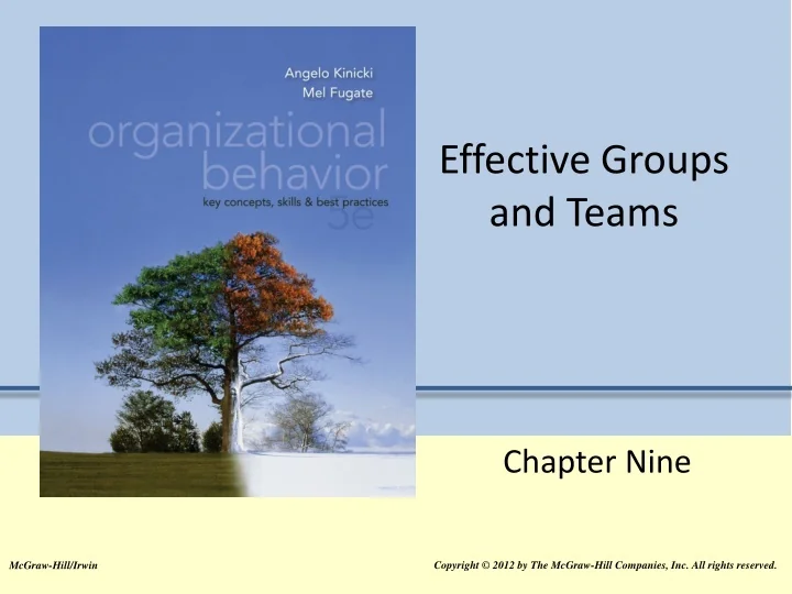 PPT - Effective Groups and Teams PowerPoint Presentation, free download ...