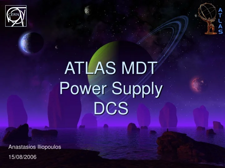 PPT - ATLAS MDT Power Supply DCS PowerPoint Presentation, free download ...