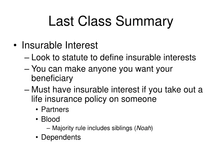 PPT - Last Class Summary PowerPoint Presentation, free download - ID ...