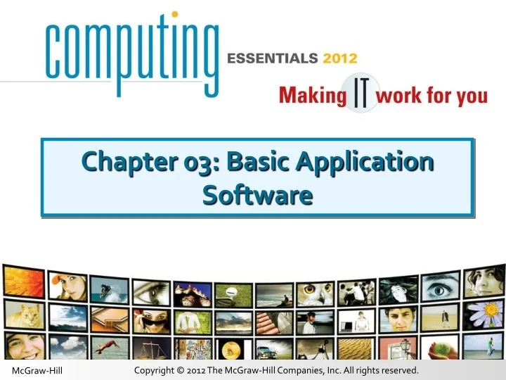 PPT - Chapter 03: Basic Application Software PowerPoint Presentation ...