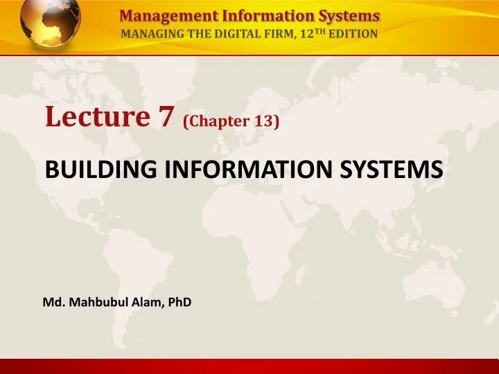 PPT - BUILDING INFORMATION SYSTEMS PowerPoint Presentation, free ...