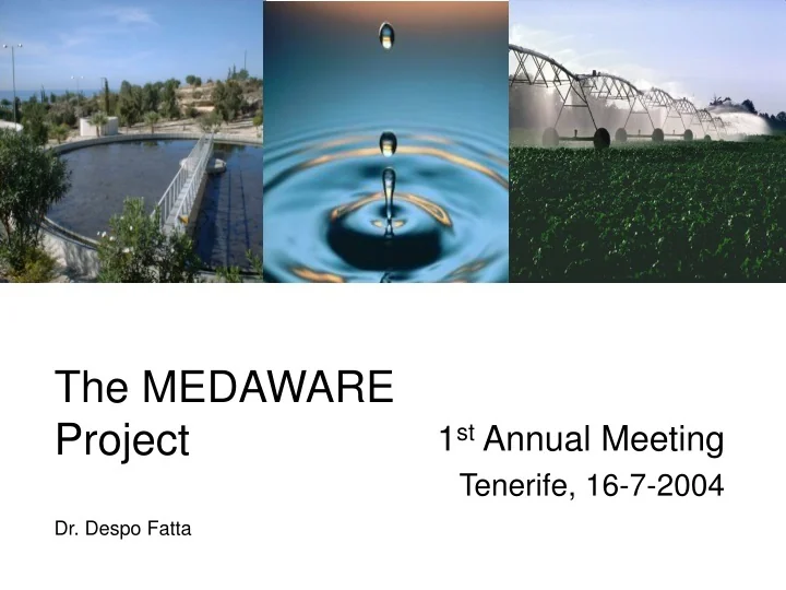 PPT - The MEDAWARE Project PowerPoint Presentation, free download - ID ...