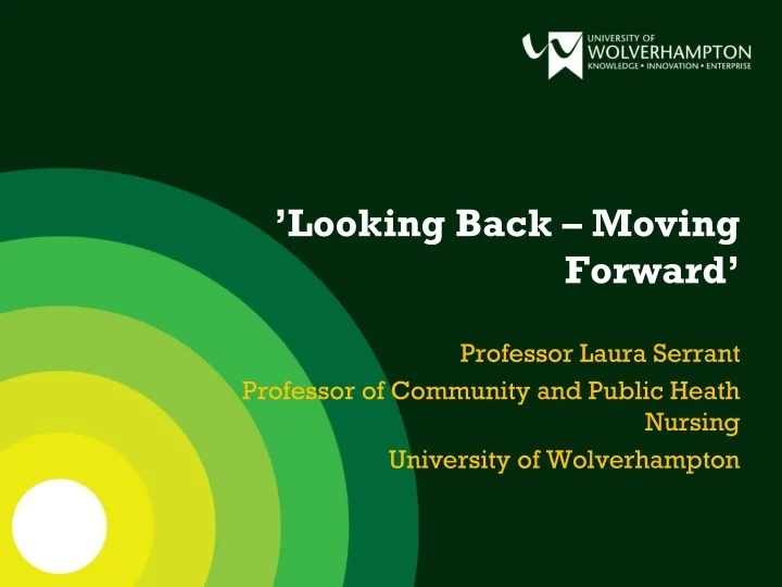 PPT - ’Looking Back – Moving Forward’ PowerPoint Presentation, free ...