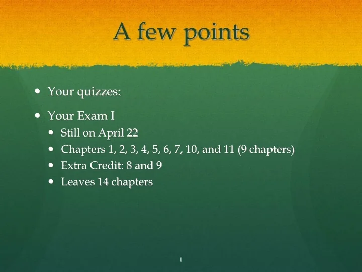 PPT - A few points PowerPoint Presentation, free download - ID:9322364