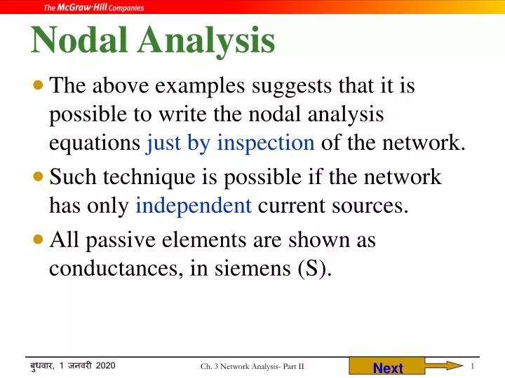 PPT - Nodal Analysis PowerPoint Presentation, free download - ID:9322513 PPT - Nodal Analysis PowerPoint Presentation, free download - ID:9322513