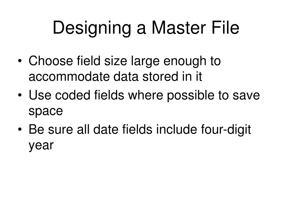PPT - Efficient Master File Processing in Sequential Processing Systems PowerPoint Presentation ...