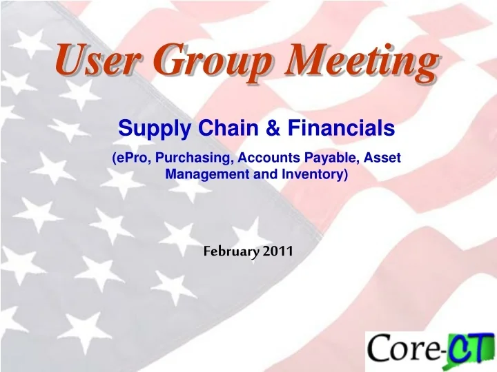 PPT - User Group Meeting PowerPoint Presentation, free download - ID ...