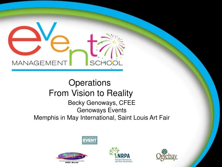 PPT - Operations From Vision to Reality PowerPoint Presentation, free ...