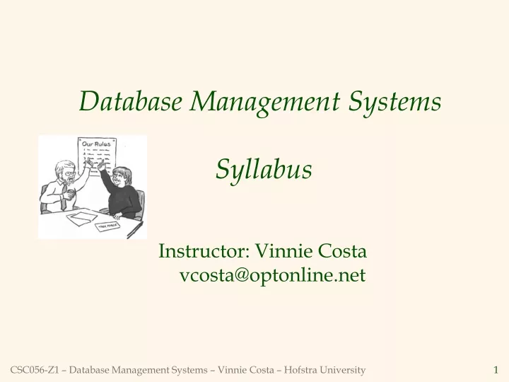 Ppt Database Management Systems Syllabus Powerpoint Presentation Free Download Id9328075