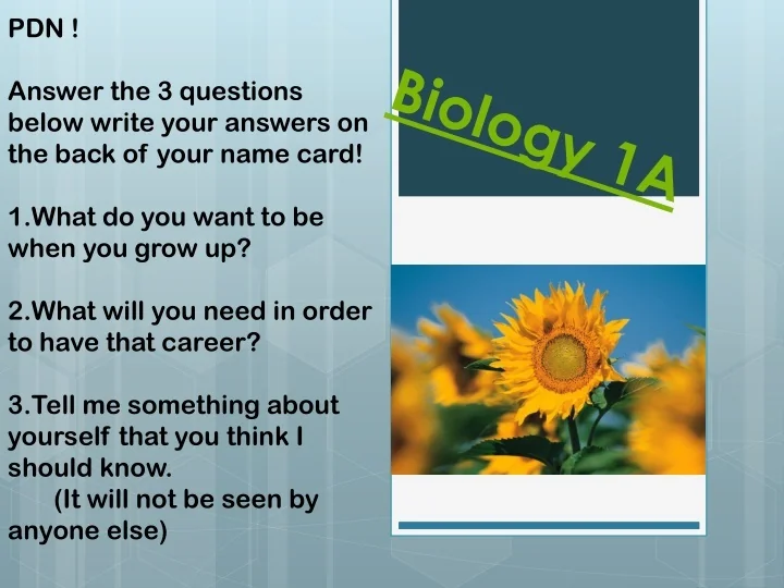 PPT - Biology 1A PowerPoint Presentation, free download - ID:9328599