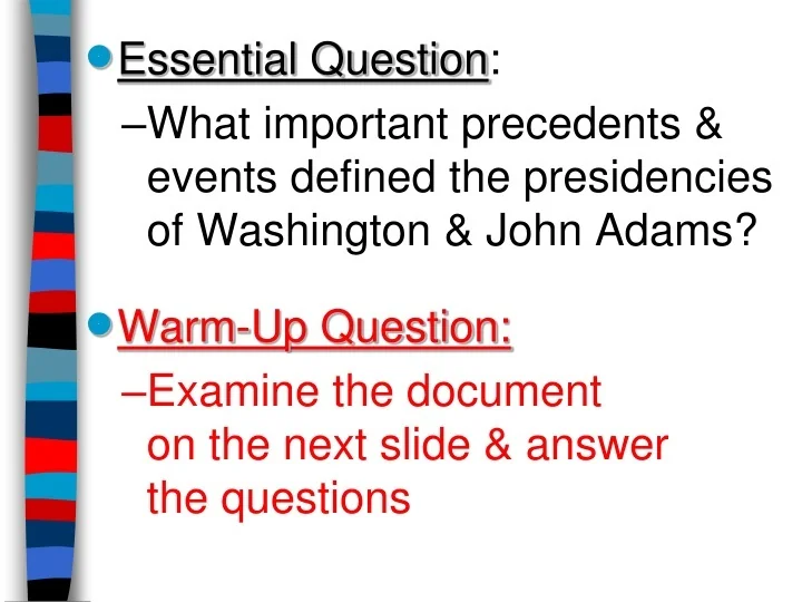 PPT - Essential Question : PowerPoint Presentation, free download - ID ...