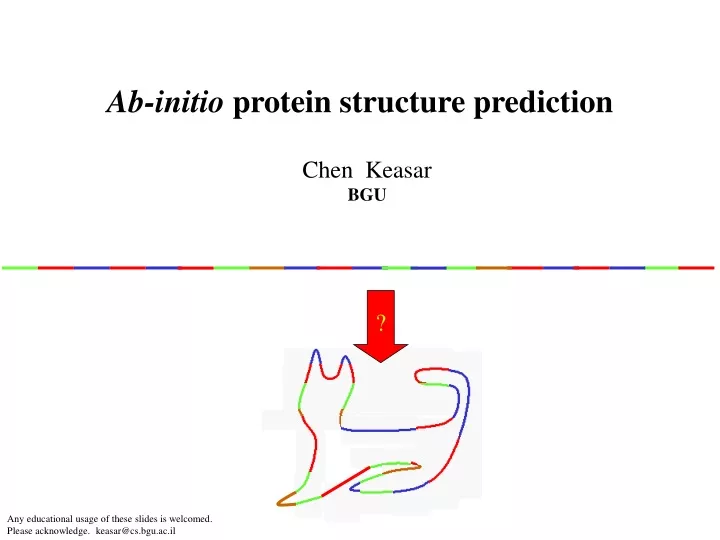 PPT - Ab-initio protein structure prediction PowerPoint Presentation ... PPT - Ab-initio protein structure prediction PowerPoint Presentation ...