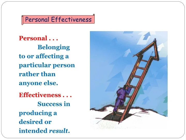 PPT - Personal Effectiveness PowerPoint Presentation, free download ...