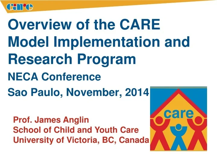 PPT - Overview of the CARE Model Implementation and Research Program ...