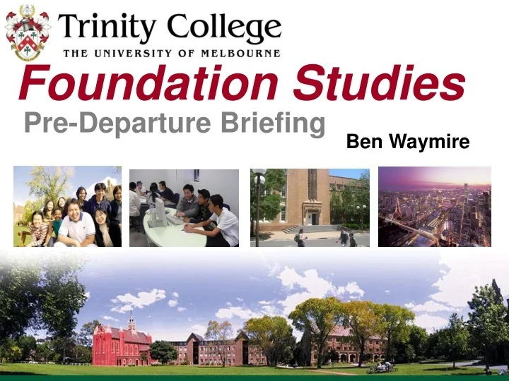 PPT - Foundation Studies PowerPoint Presentation, free download - ID ...