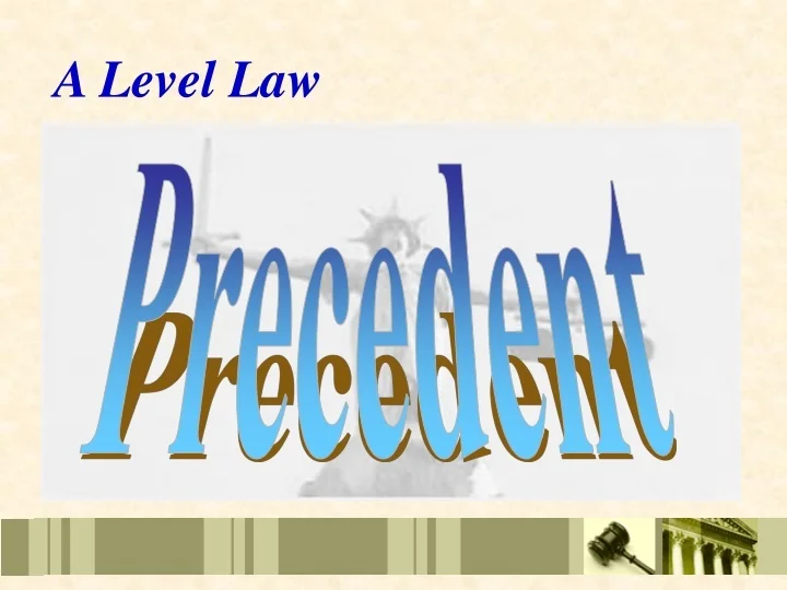 PPT - A Level Law PowerPoint Presentation, free download - ID:9340745