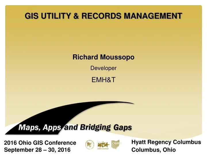 PPT - GIS UTILITY & RECORDS MANAGEMENT PowerPoint Presentation, free ...