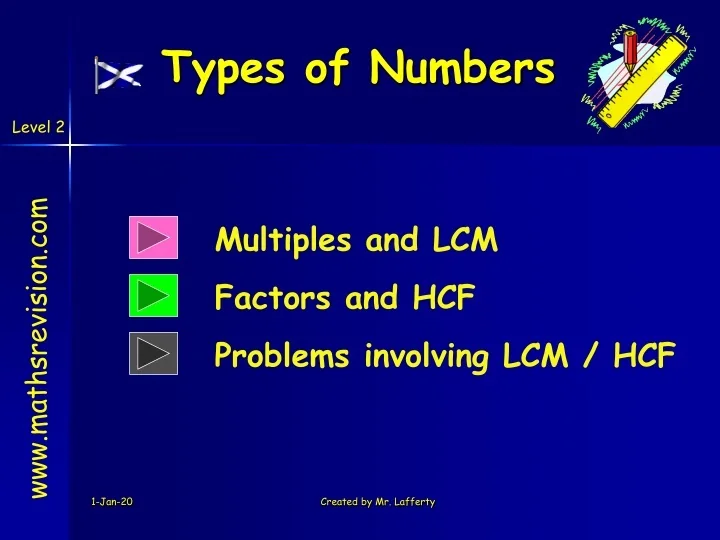 PPT - Types of Numbers PowerPoint Presentation, free download - ID:9343888
