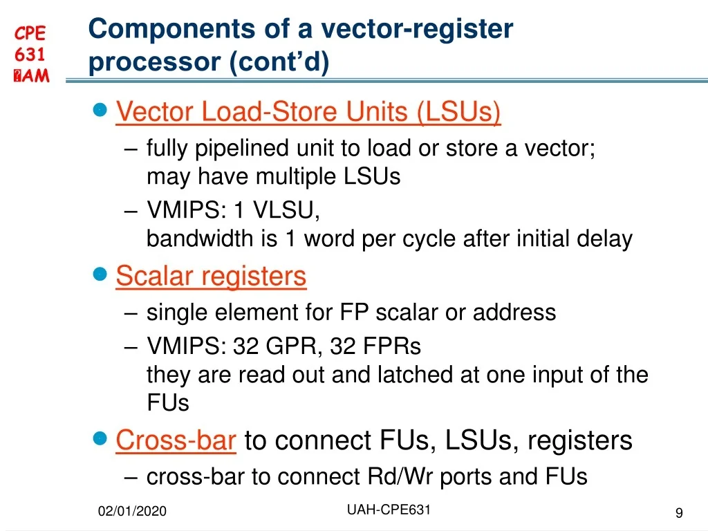 PPT - Exploring Vector Processing in Modern Computing PowerPoint ...