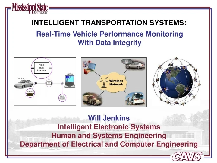 PPT - INTELLIGENT TRANSPORTATION SYSTEMS: PowerPoint Presentation, free ...