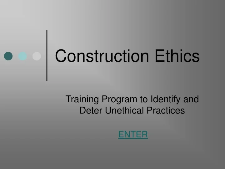 PPT - Construction Ethics PowerPoint Presentation, free download - ID ...