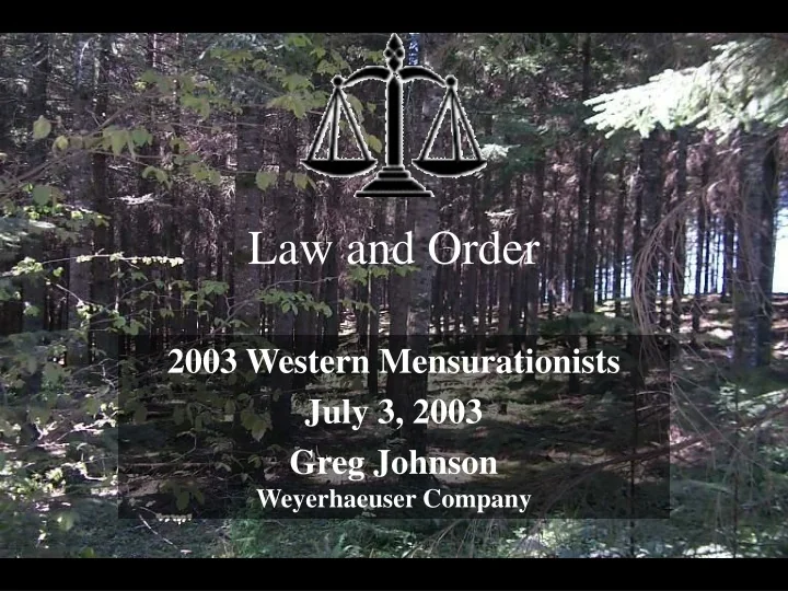 PPT - Law and Order PowerPoint Presentation, free download - ID:9348580