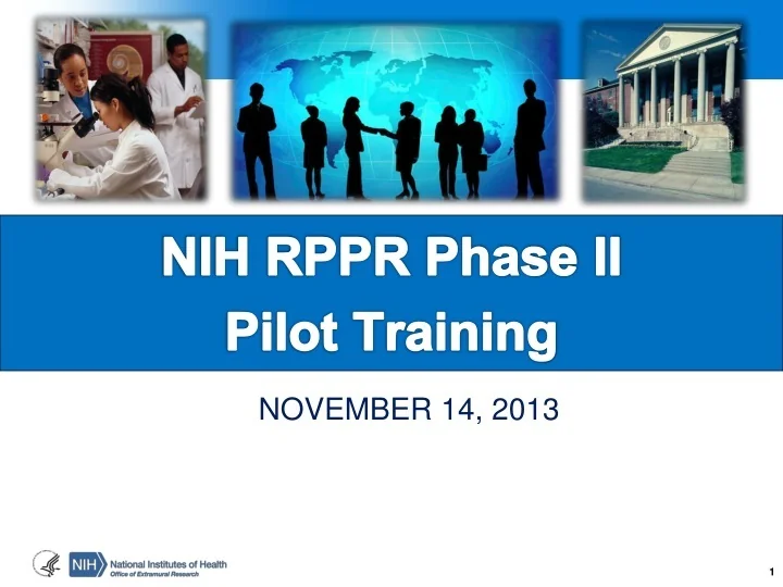 PPT - NIH RPPR Phase II Pilot Training PowerPoint Presentation, free ...