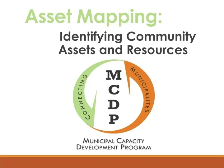 PPT - Asset Mapping: PowerPoint Presentation, free download - ID:9349329