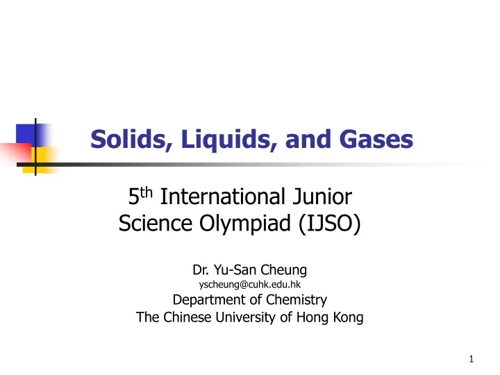 PPT - Solids, Liquids, and Gases PowerPoint Presentation, free download ...