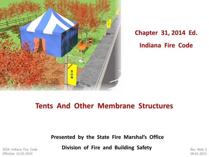 PPT - Presented by the State Fire Marshal’s Office Division of Fire and ...