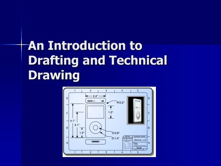 PPT - An Introduction to Drafting and Technical Drawing PowerPoint ...