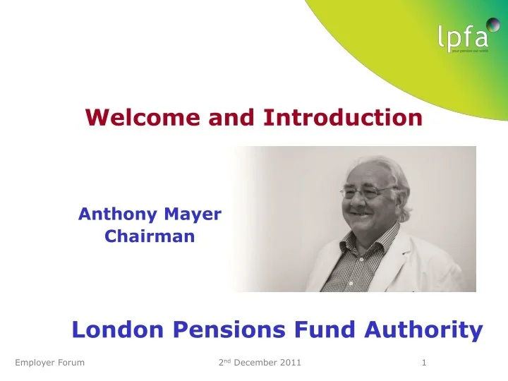 PPT - Welcome and Introduction PowerPoint Presentation, free download ...