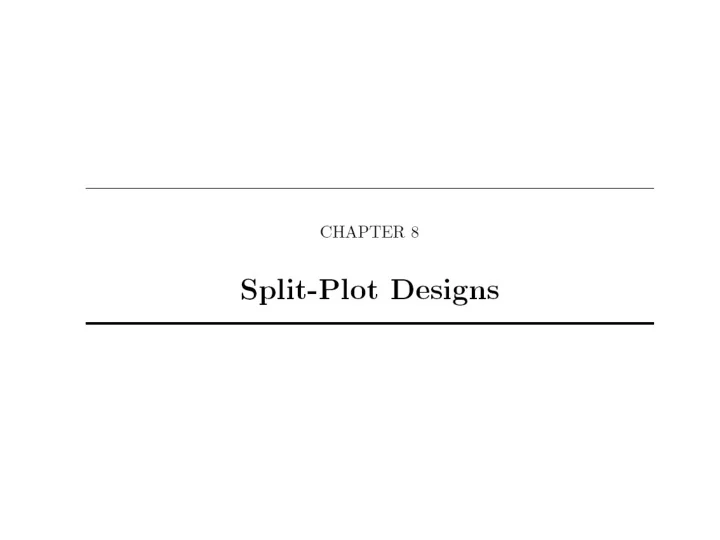 PPT - Split-Plots Designs PowerPoint Presentation, free download - ID ...